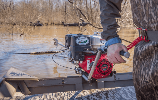 Beavertail Longtail Mud Motor for Jon Boats